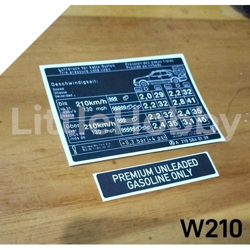 Jual stiker mercedes w210 FL V engine - Putih - Jakarta Selatan ...