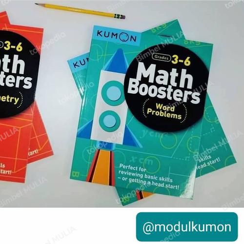 Jual KUMON Booster buku Matematika kelas 3 4 5 6 soal cerita geometry ...