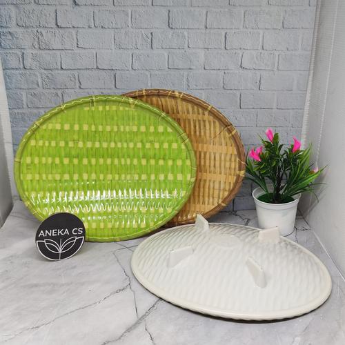Promo Piring Oval Melamin 11 inch - Piring Unik - Piring Saji - W7811 ...