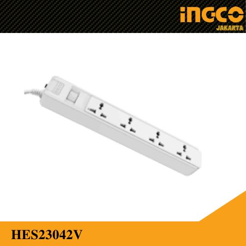 Jual Stop Kontak Terminal (1Switch) INGCO HES23042V Colokan 4 Lubang ...