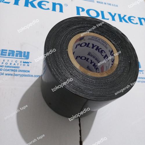 Jual polyken tape 980-20 6" x 100ft black - Hitam - Jakarta Barat ...