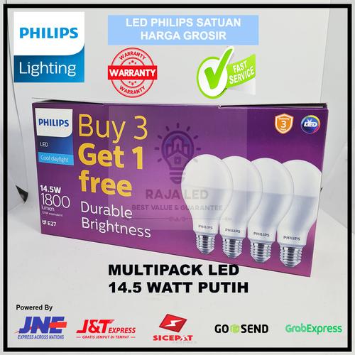 Jual Philips MultiPack MyCare LedBulb 14.5W 14.5WATT 14.W 6500K Putih ...