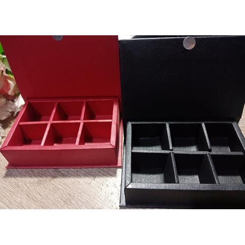 Jual box coklat praline hard cover sekat 6/gift box coklat/gift box ...