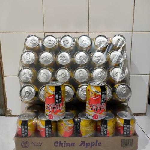 Jual Minuman Kaleng Apel China (China Apple) 1 Krat isi 24 Kaleng 325 ...