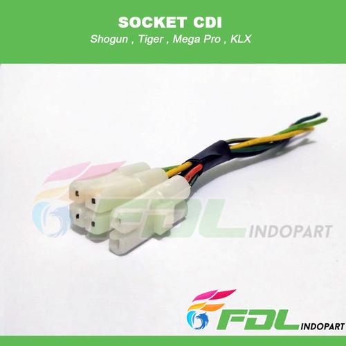 Jual SOCKET CDI SHOGUN/MEGA PRO/TIGER/KLX/ SOCKET CDI / SOKET CDI ...
