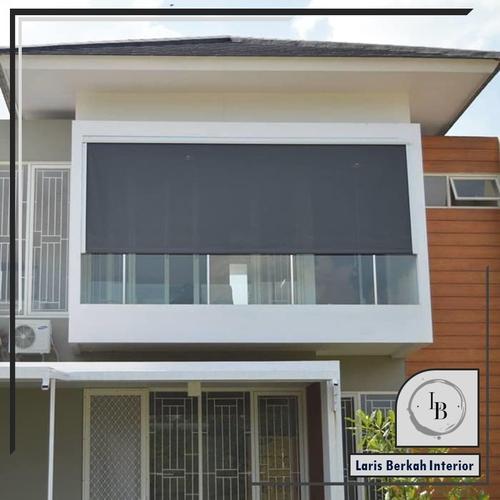 Jual Tirai outdoor penghalang panas|suntex blind tampias hujan ...
