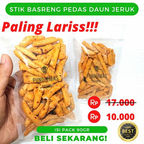 Jual Stik Basreng Daun Jeruk Pedas / Stick Bakso Goreng / Basreng Pedas ...