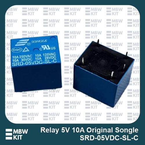 Jual Relay 5V 10A Songle Original SRD-05VDC-SL-C 5 Kaki - Kota Medan ...