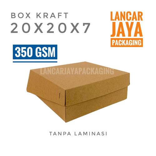 Jual [350 gsm] Kotak Nasi Rice Box Tempat Kue Roti Hampers Ukuran ...