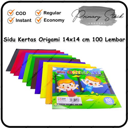 Jual Kertas Lipat Origami Paper Pastel Sidu 14x14 cm Sinar Dunia isi ...