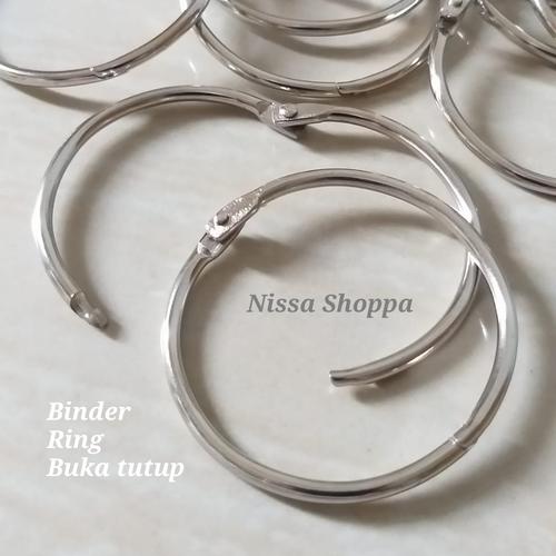 Jual Binder ring buka tutup ready semua ukuran ring binder scrapbook ...