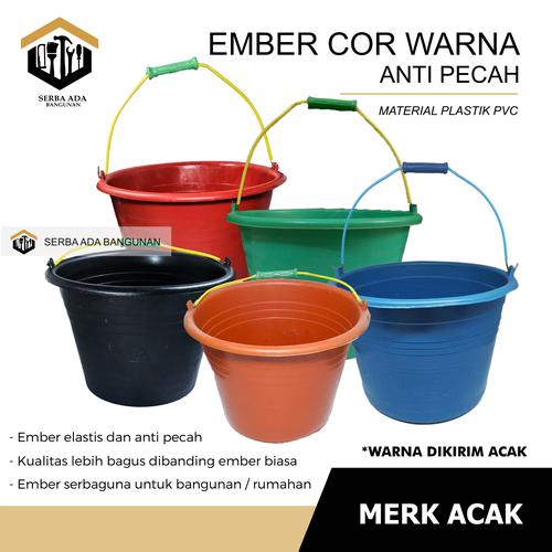 Jual Timba Cor / Ember Semen Plastik Besar Warna Timba Air anti pecah ...