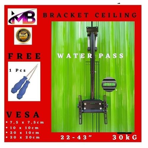 Jual Bracket TV Gantung | Brecket Ceiling Atap Plafon 32 - 43 Inch ...