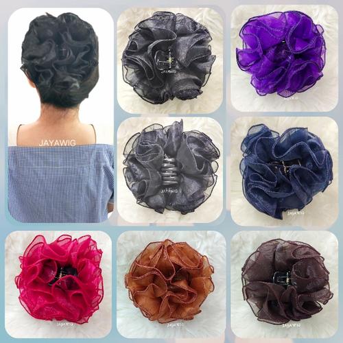 Jual Jepit Cepol Hijab Jepit Rambut Kain Warna Hitam - jd kain random ...