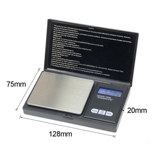 Jual Timbangan Digital Scale Saku Emas Max 1KG Kilogram 1000 Gram ...