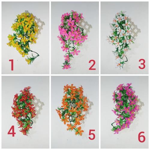 Jual Bunga Tempel Gantung Hiasan Dinding Tembok Kayu Tanaman Hias ...