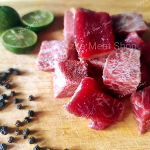 Jual saikoro beef cube / daging sapi kotak - Jakarta Timur - Azka Meat ...