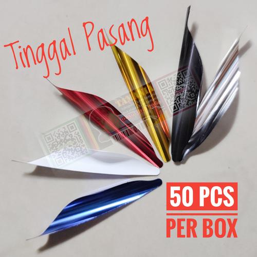 Jual Spin Wing Wings Helical Vanes Anak Panah Arrow SPINWING - Silver ...