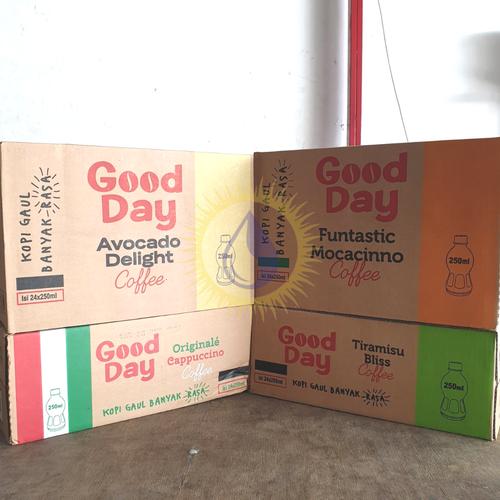 Jual Good Day Botol Kopi 250 ML Dus (24 Botol) - Avocado Delight - Kota ...
