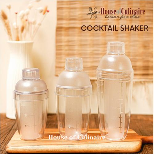 Jual Cocktail Shaker Acrylic Plastik Milk Shake Juice Shaker - 750 ml ...