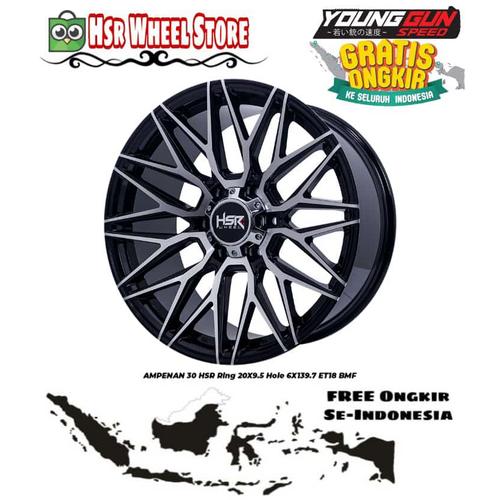Jual Velg Mobil Pajero Fortuner Ring 20 HSR AMPENAN Velg Ford Ranger ...