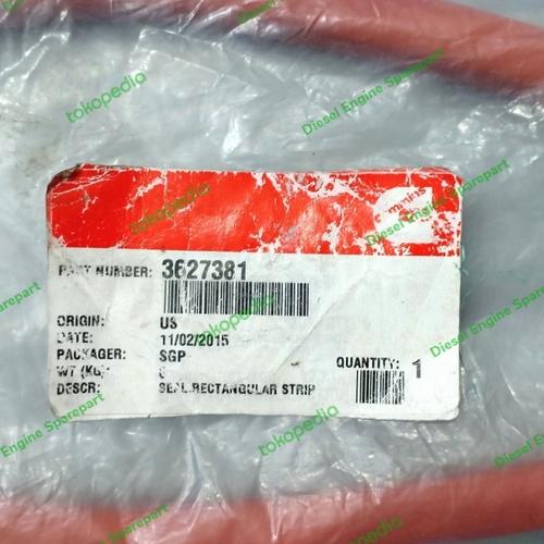 Jual 3627381 Seal after cooler retangular strip cummins Genuine ...