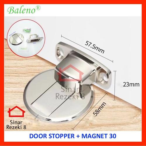 Jual Door Stop Stopper Magnet 30 Stainless Penahan Pintu Lantai ...