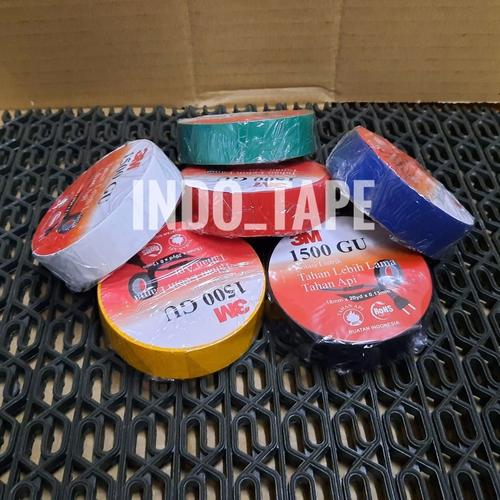 Jual Isolasi listrik 3M 1500 GU Electrical/ Tahan Lebih Lama / Tahan ...
