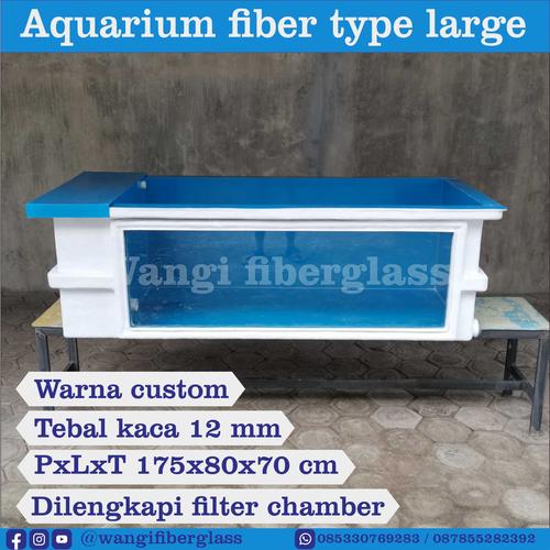Jual Aquarium fiberglass type large - kolam kaca fiber Panjang 175 CM ...