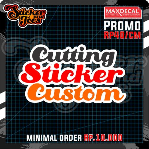Jual Cutting Sticker Custom Cutting stiker kustom Cutting sticker Nama ...
