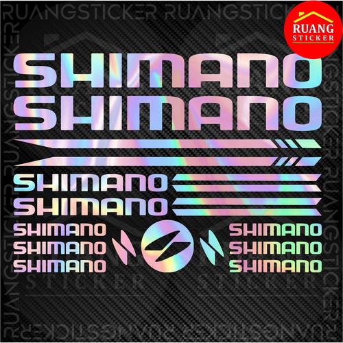 Jual STIKER SEPEDA SHIMANO DECAL BIKE HOLOGRAM CUSTOM SET STICKER ...