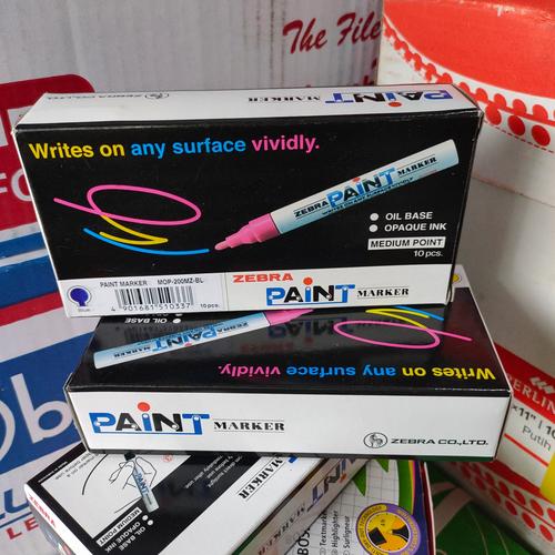 Jual spidol zebra paint marker - Merah Muda - Jakarta Pusat - TALENTA ...