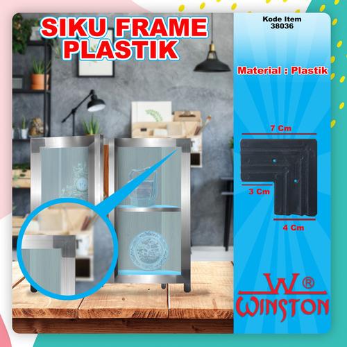 Jual SIKU FRAME PLASTIK SIKU CONNECTOR ALUMINIUM FRAME - Jakarta Barat ...