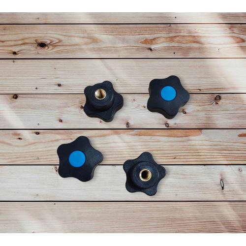 Jual Female thread screw - baut kepala - Handle knob star M6 - M8 - M10 ...