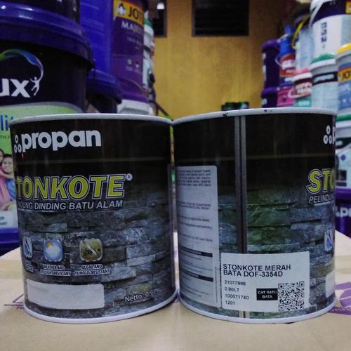 Jual Cat batu alam Stonkote merah bata doff - Jakarta Barat - Vito ...