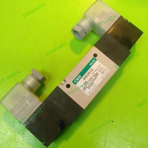 Jual CKD 4KA320-LS AC220V 1/4" Solenoid Valve 5/2way - DC24V - Jakarta ...