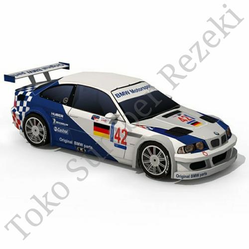 Jual BMW Mobil Balap GTR 200 Papercraft Motorsport Paper Craft Racing ...