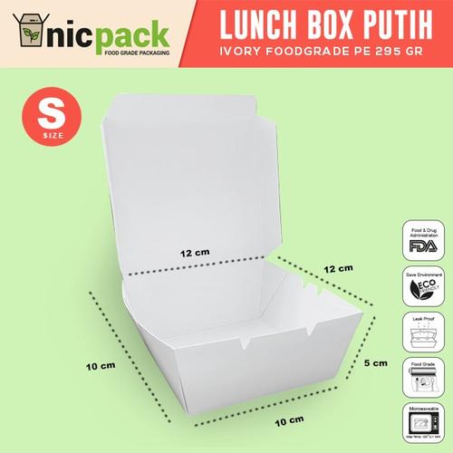Promo LUNCH BOX PAPER SIZE S (FOODGRADE) 05C-S - Jakarta Utara - NIC ...
