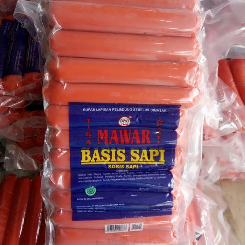 Jual Basis sosis sapi mawar goreng isi 25 murah enak gurih -Ucrit food ...