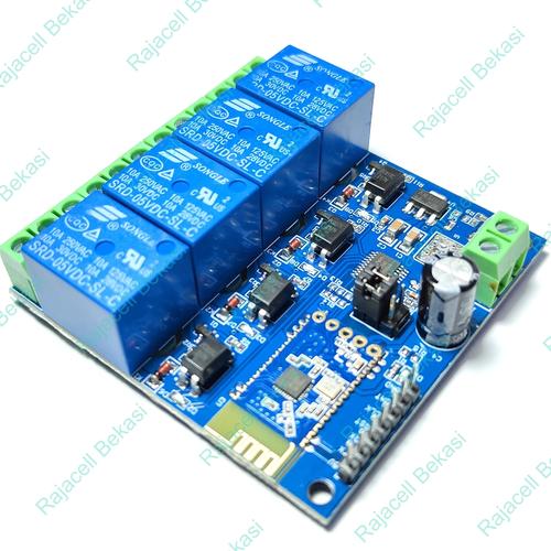 Jual Bluetooth Relay Module 4 Channel 5V 12V Control Switch via ...