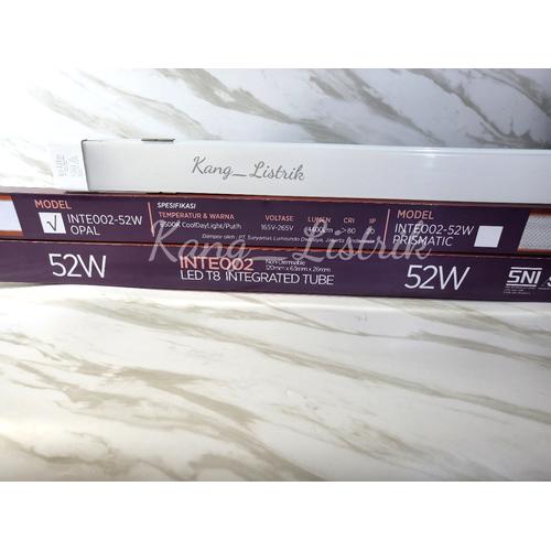 Jual Lampu LED T8 PRISMATIC Integrated 52W InLite In-Lite INTE002 - Kab ...