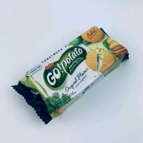 Jual BRIO GO!POTATO BISKUIT KENTANG TIPIS ORIGINAL FLAVOUR 60GR baked ...