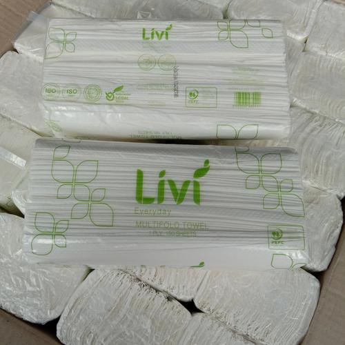 Jual TISSUE LIVI SMART TOWEL MULTIFOLD 150 SHEET BANDUNG TISSUE CUCI ...