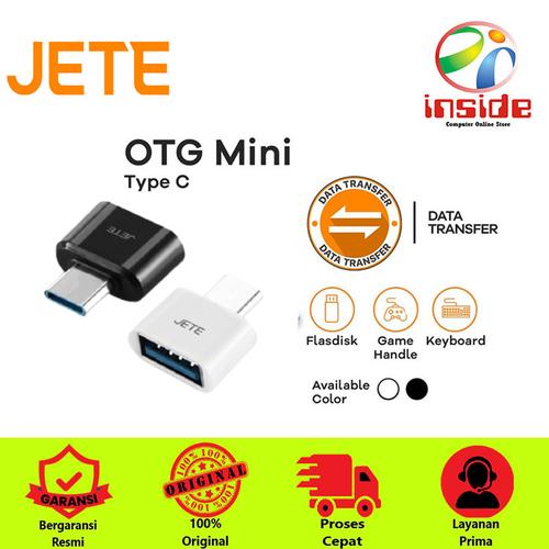 Jual OTG JETE Type C to USB - Hitam - Kota Depok - Inside Jaya Computer ...