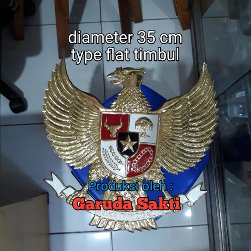 Jual Lambang garuda kuningan rata timbul 35 cm - Jakarta Timur - garuda ...