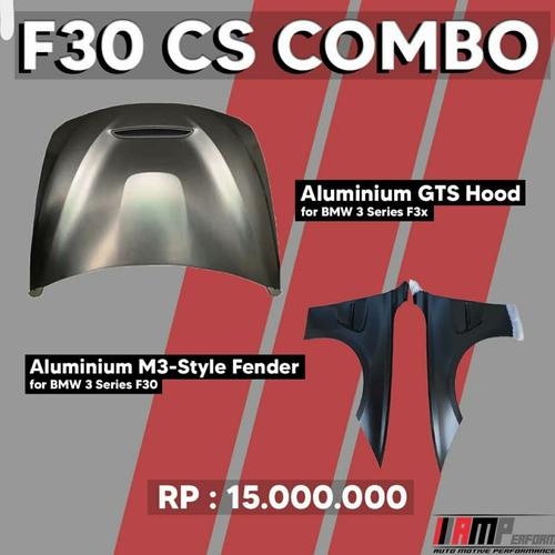 Jual F30 CS Combo (GTS Hood & M3 Fender) Aluminum Imported Items - Kota ...