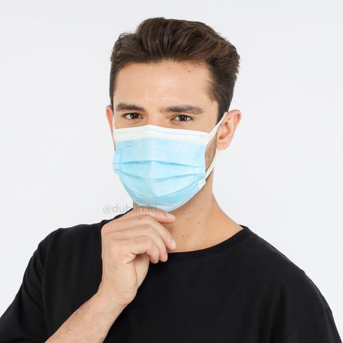 Jual Masker Medis 3ply Soft Earloop Warna Biru Dublin Kemenkes isi 50 ...