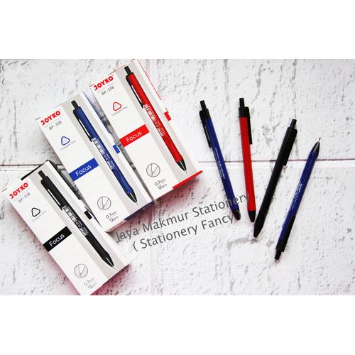 Jual Ball Pen / Pulpen Pena Joyko Focus Bp-338 0.7 mm - Hitam - Jakarta ...