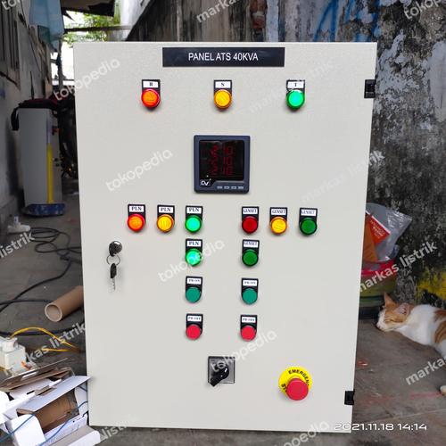 Jual panel ats 40kva kontaktor/LC1DT60M7/MCCB 3P 60A/timer H3CRA8 omron ...