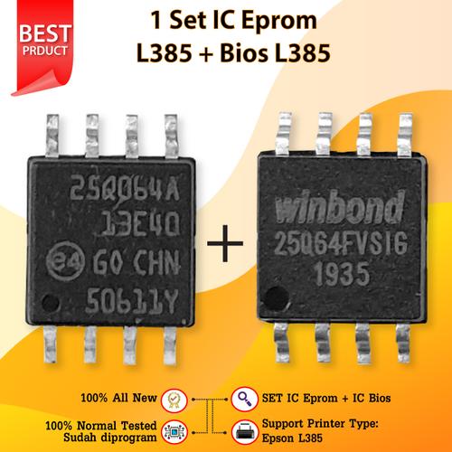 Jual IC Eprom L385 + Bios L385 Firmware Printer Epson L-385 25Q64 ...